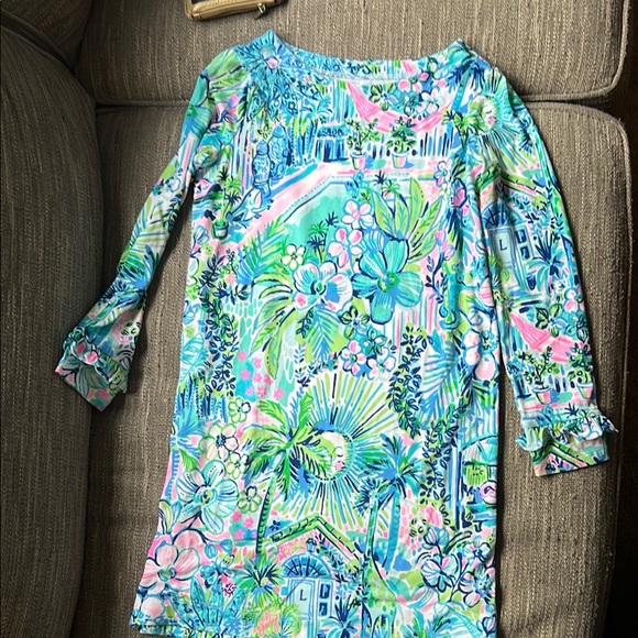 Lilly Pulitzer | Dresses | Lilly Pulitzer Kids Dress Vibrant Floral ...